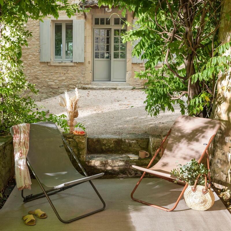 Transat jardin pliant multi-positions - Largeur 58cm - MAXI TRANSAT ...