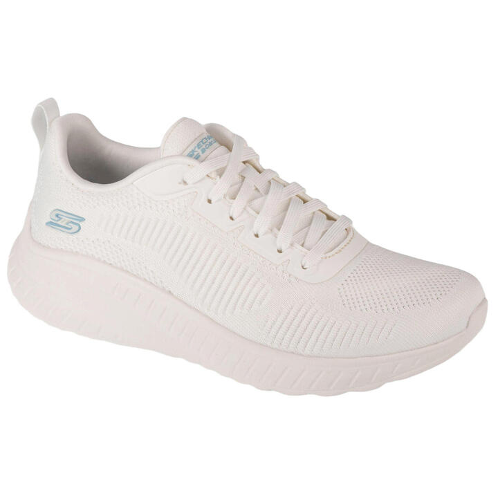 Baskets Femme BOBS SQUAD CHAOS - FACE O Skechers OFWT 117209 Blanc ...