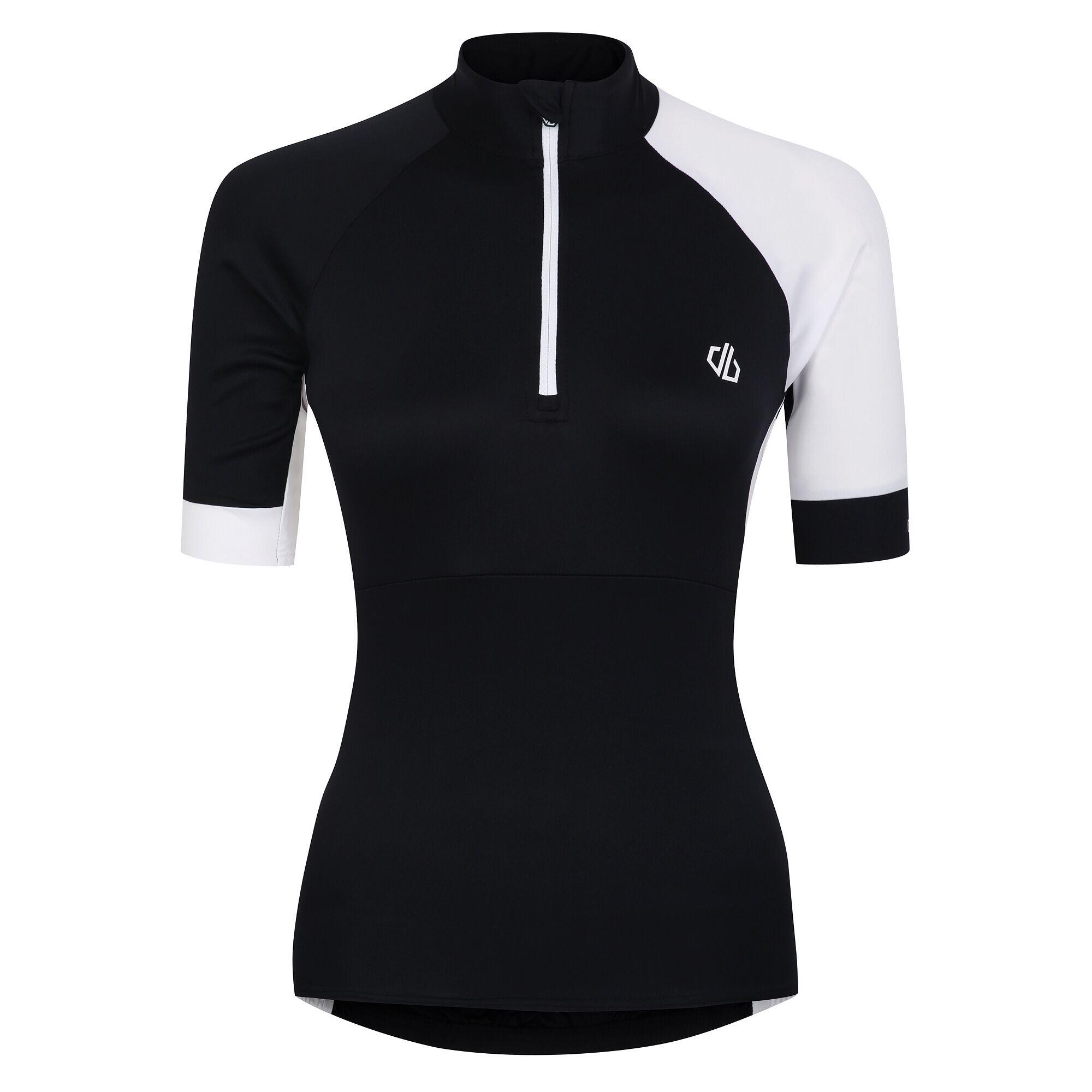 Womens/Ladies Compassion III Jersey Cycling Top (Black/White) DARE 2B ...