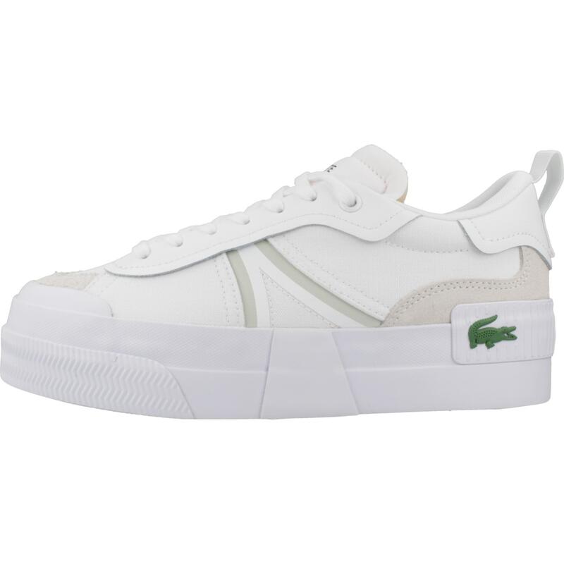 Baskets Lacoste Modèle L004 Platform Contrasted Couleur Blanc LACOSTE ...