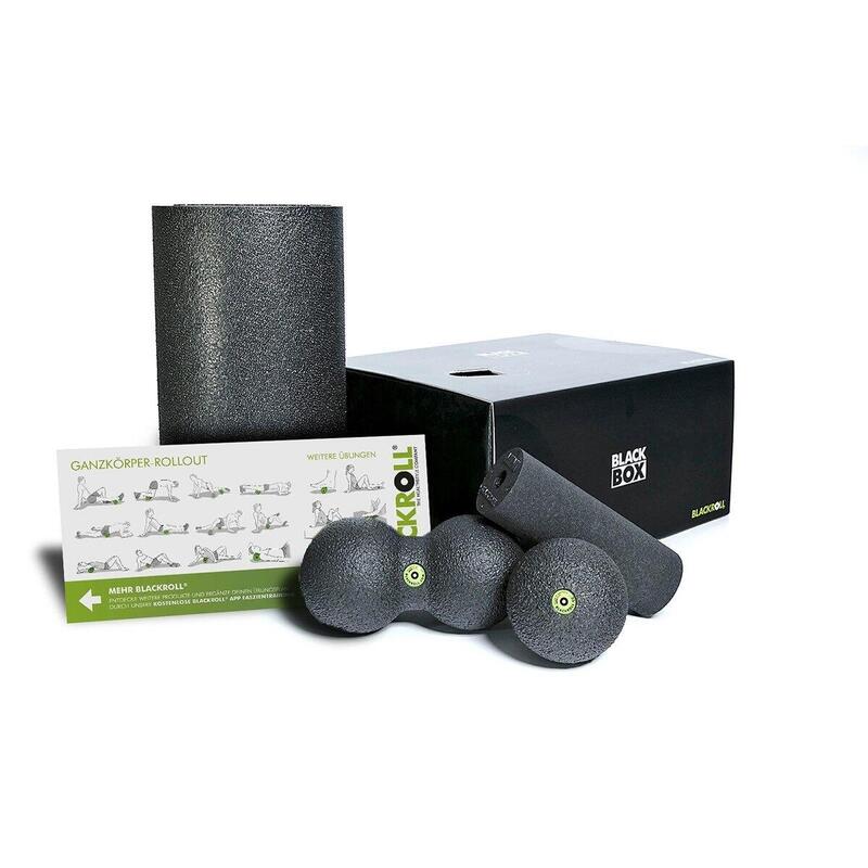 BLACKROLL BLACKBOX MINI SET- SMR MASSZÁZSHENGER SZETT BLACKROLL - Decathlon