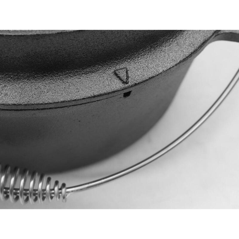 Dutch Oven Flame Master 5,1 L sans pieds - Marmite en fonte - barbecue ...