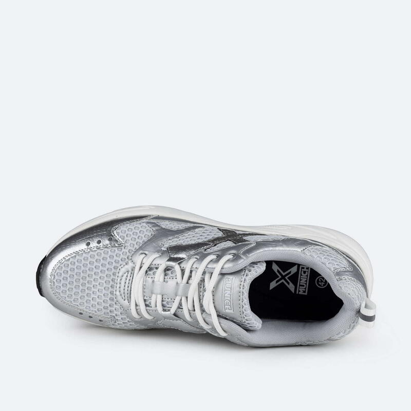 Baskets Munich Modèle Runar Couleur Argent MUNICH | Decathlon