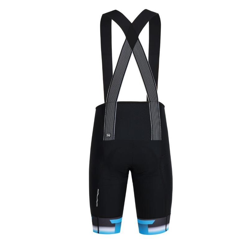 Cuissard vélo homme FINISHER Noir/bleu WEAR DESIGN | Decathlon