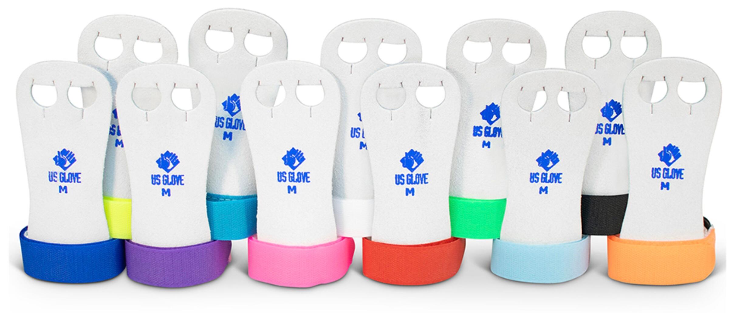 Gymnastics Leather Grips Rainbow Beginner 48/XL ROSA USG | Decathlon