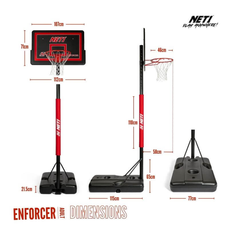 NET1 Enforcer Basketball Hoop - Pro NET1 | Decathlon