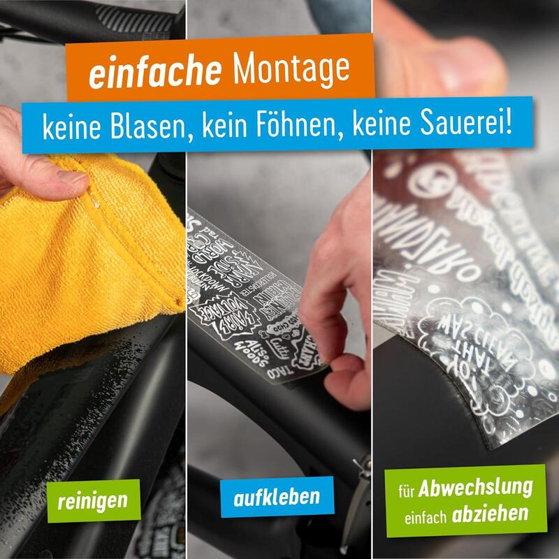 Kit film de protection cadre Riesel Design Frame:Guard Snake RIESEL ...