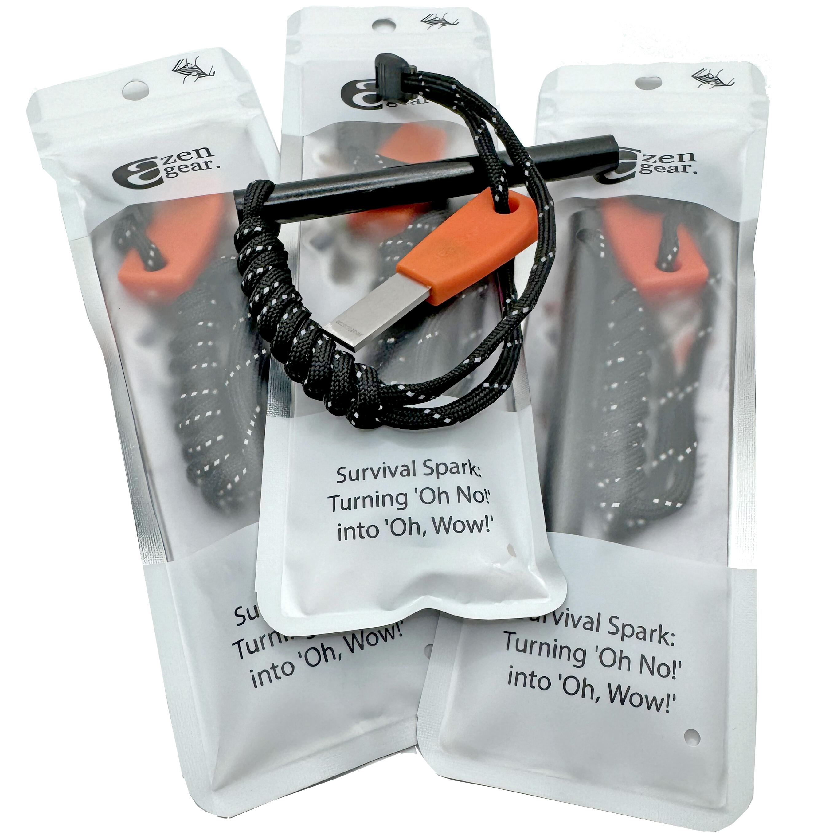 Camping Flint & Steel Fire Starter, Ferro Rod, Striker, Waterproof ...