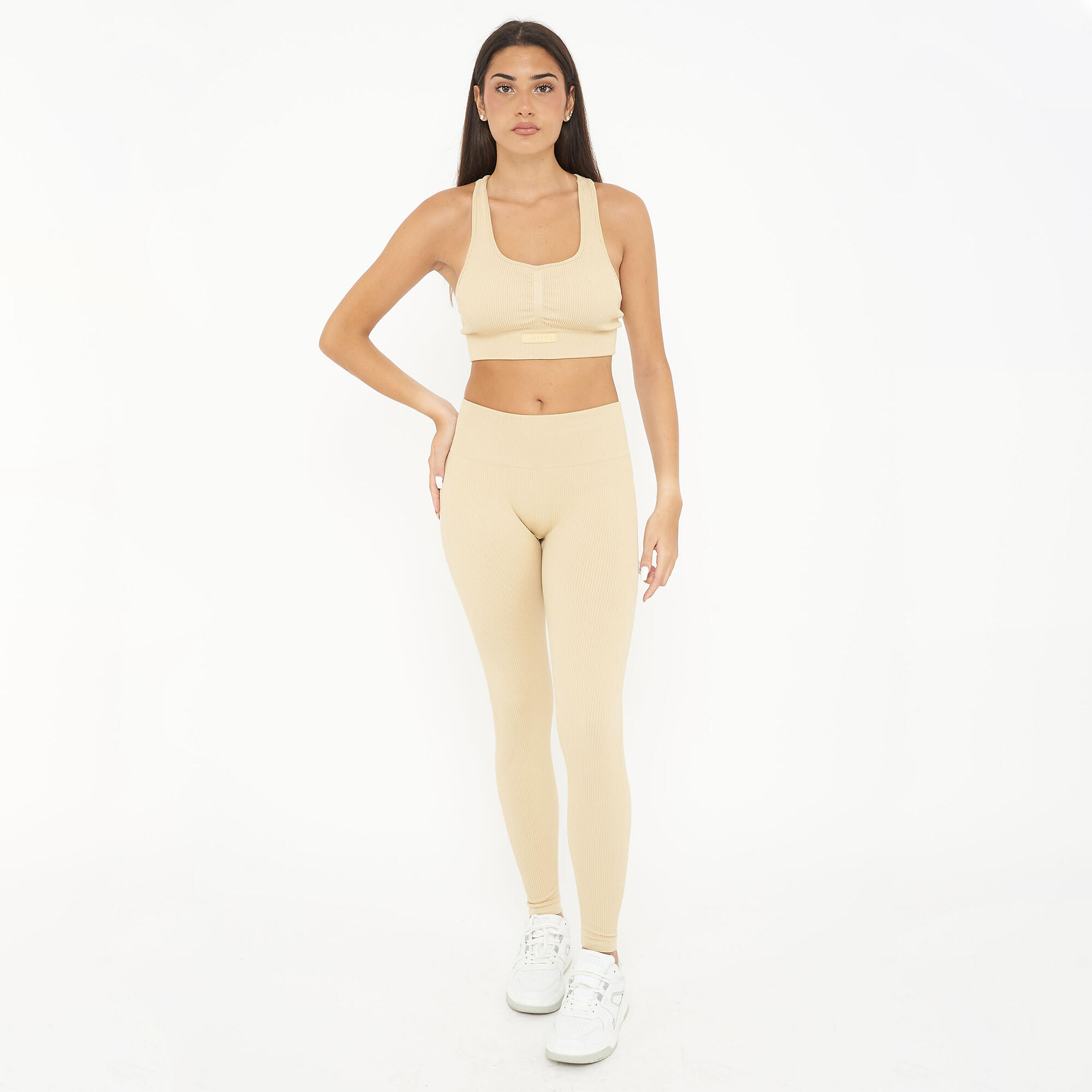 Women's Fitness Leggings Ribbed Burner LEGEA | Decathlon