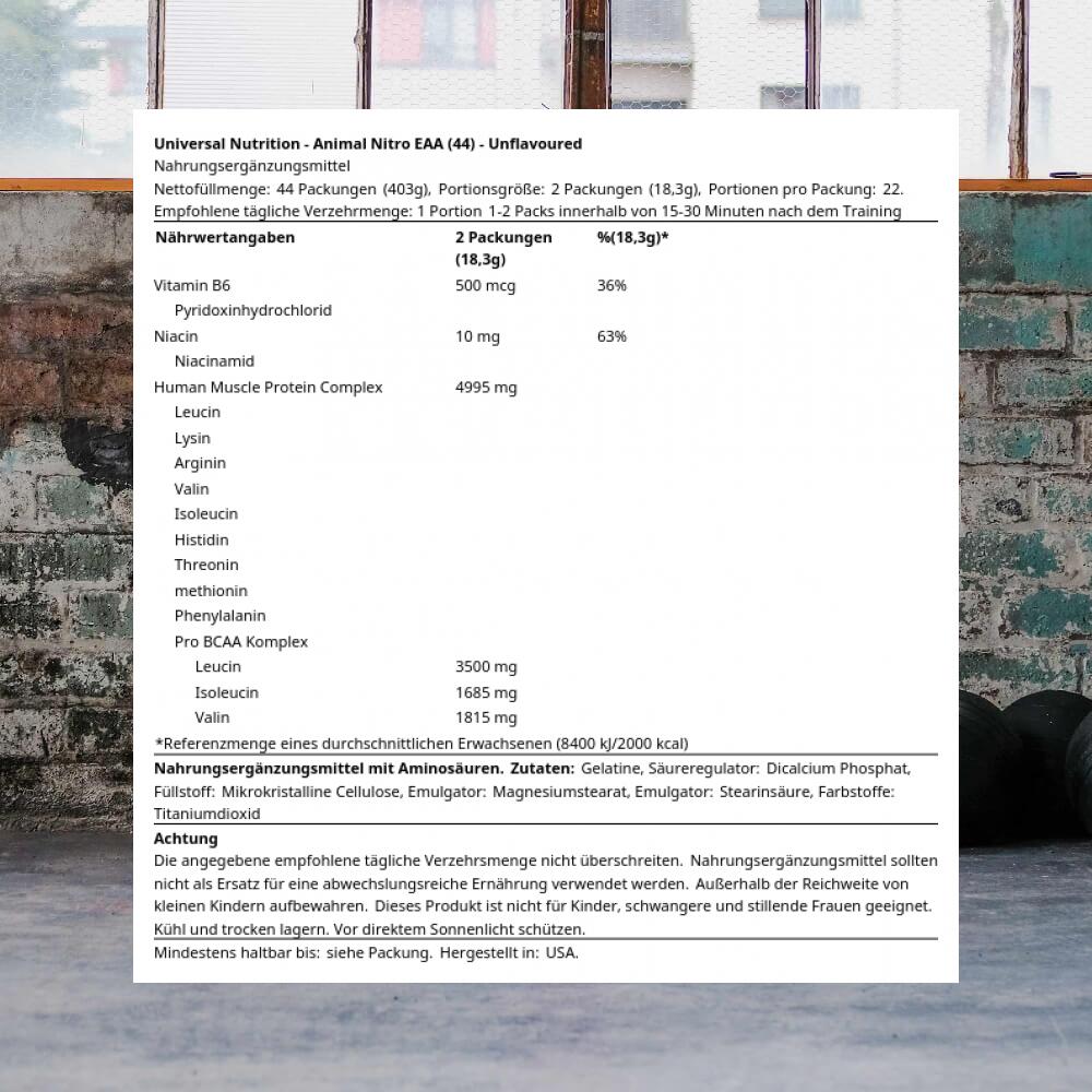 Animal Nitro - 44 pacchetti di animali UNIVERSAL | Decathlon