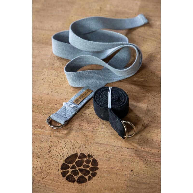 Pack de 20 Sangles de yoga - Coton recyclé - 250cm de long PIERRE ...