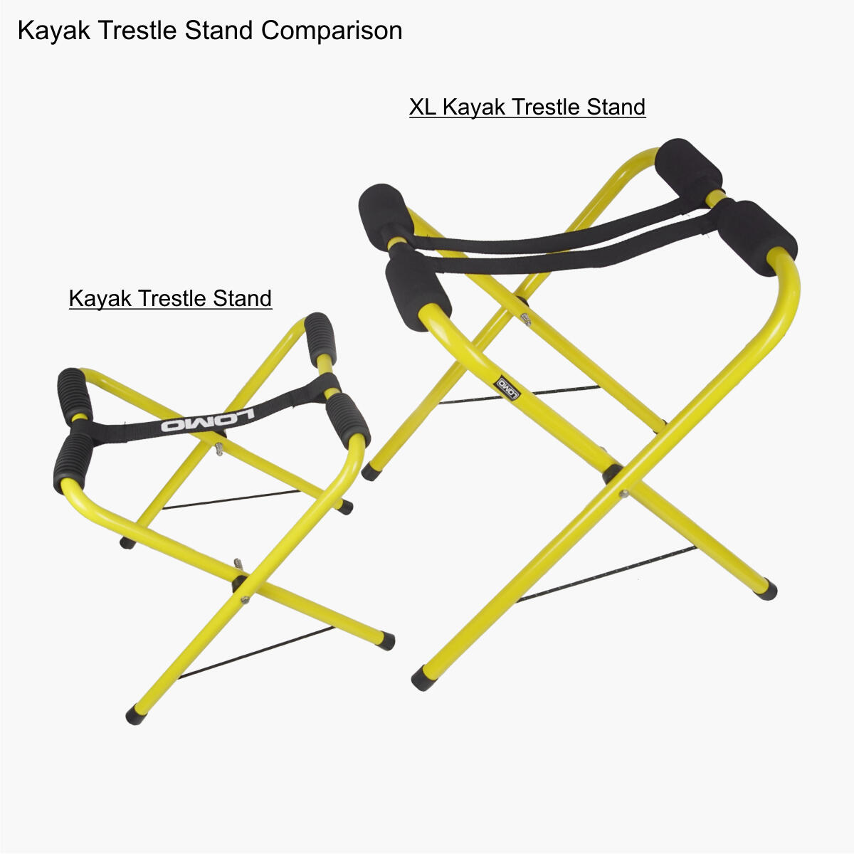 Lomo XL Folding Kayak Trestle Stands - Yellow LOMO | Decathlon