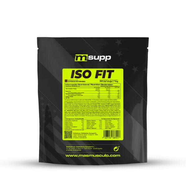 ISO Fit - 1 kg Milkshake Masmusculo MASMUSCULO FIT LINE - Decathlon