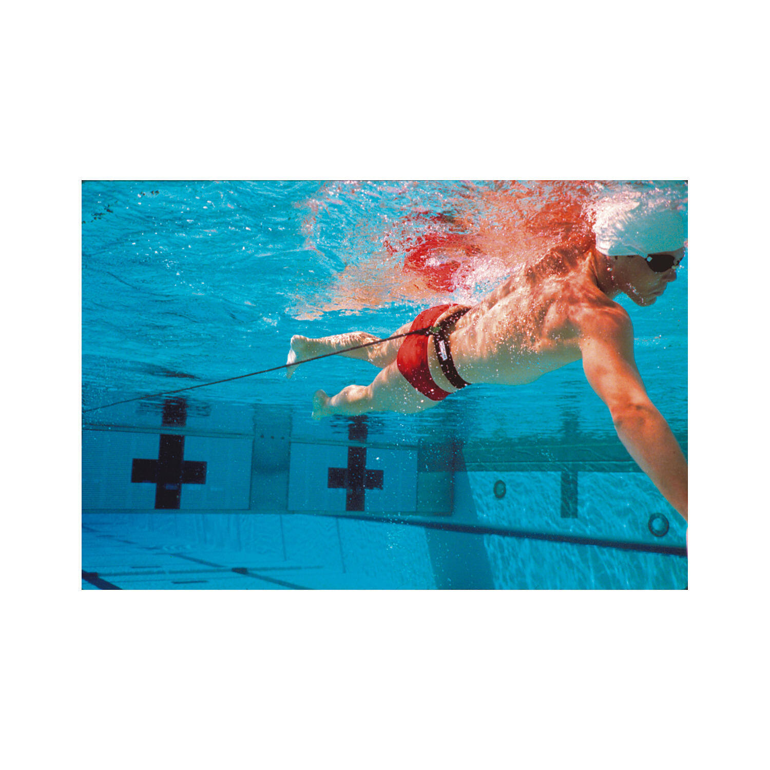 Pull Cord Long-Belt Aqua Gym Silver, resistance: 1.3–3.6 kg Fitness ...