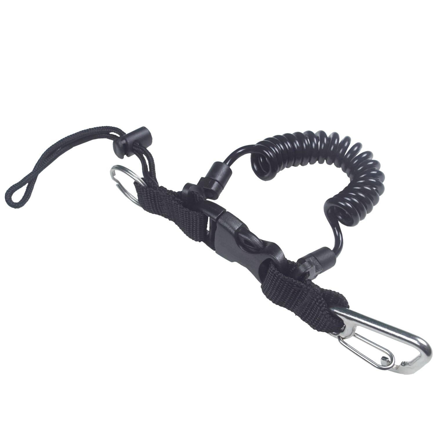 Lomo Quick Release Diving Lanyard- With Ring & Stainless Ring Clip ...