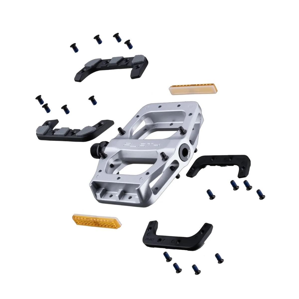 DMR Flat 4 Alloy Tuneable Platform Pedals - Iron Grey DMR | Decathlon