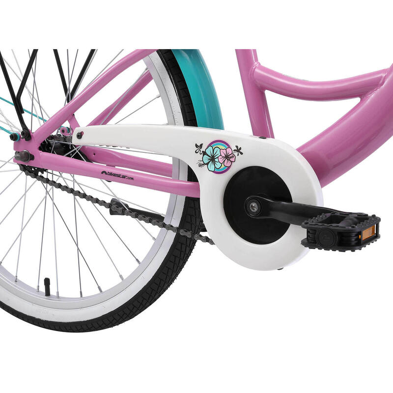 Vélo enfant 24 pouces à partir de 8 - 11 ans, VTC Classic, Berry ...