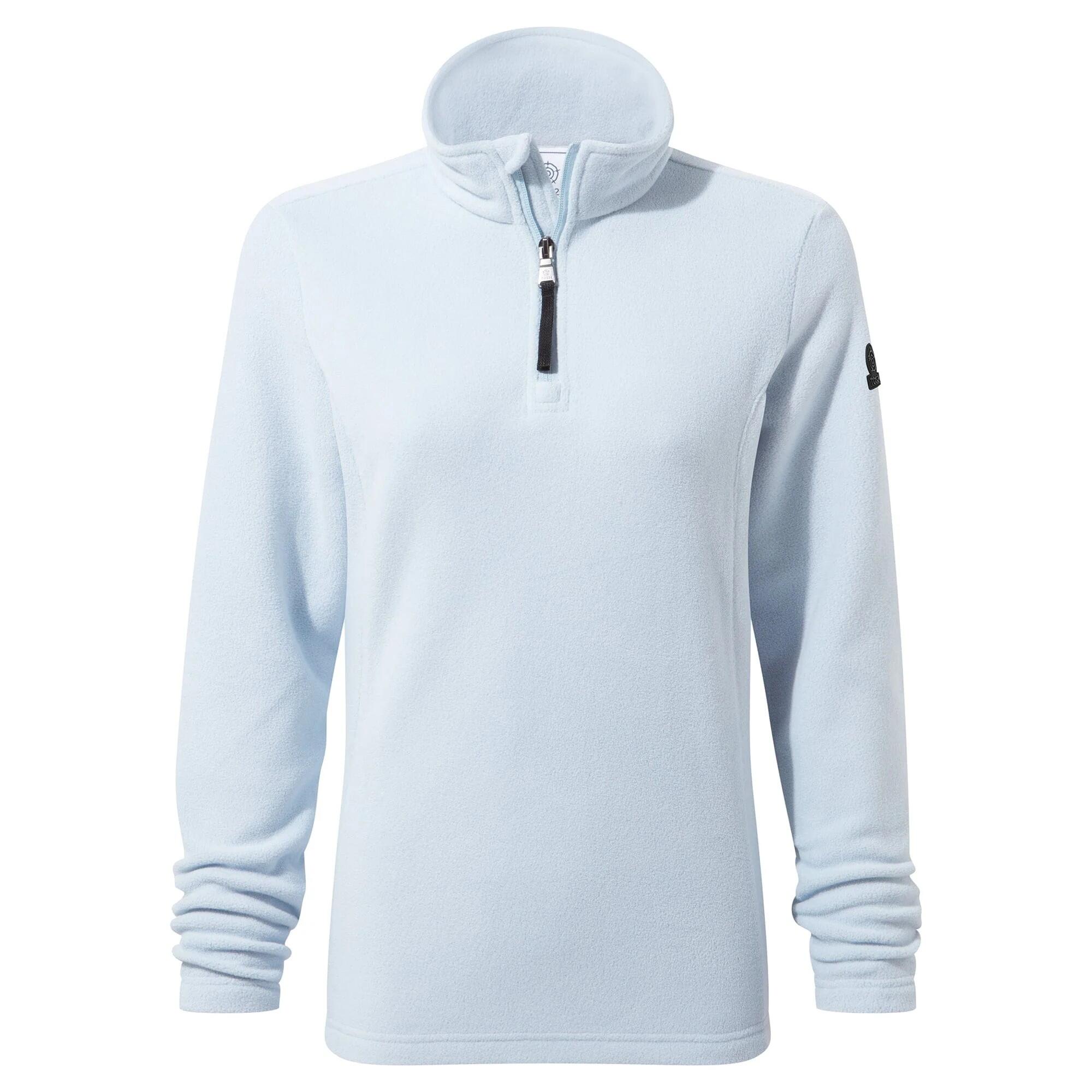 Womens/Ladies Revive Quarter Zip Fleece Top (Ice Blue) TOG24 | Decathlon