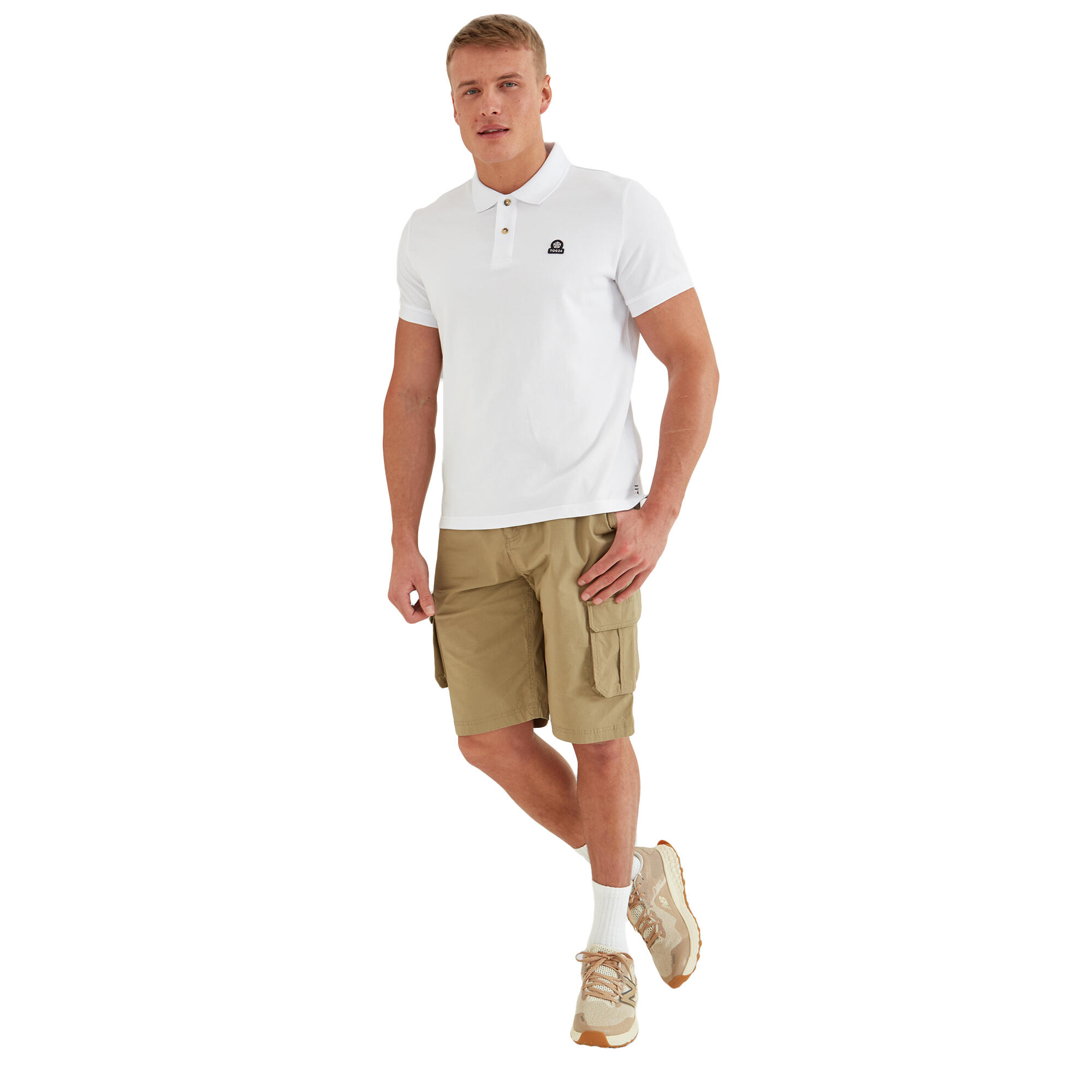Mens Aketon Polo Shirt (Optic White) TOG24 | Decathlon