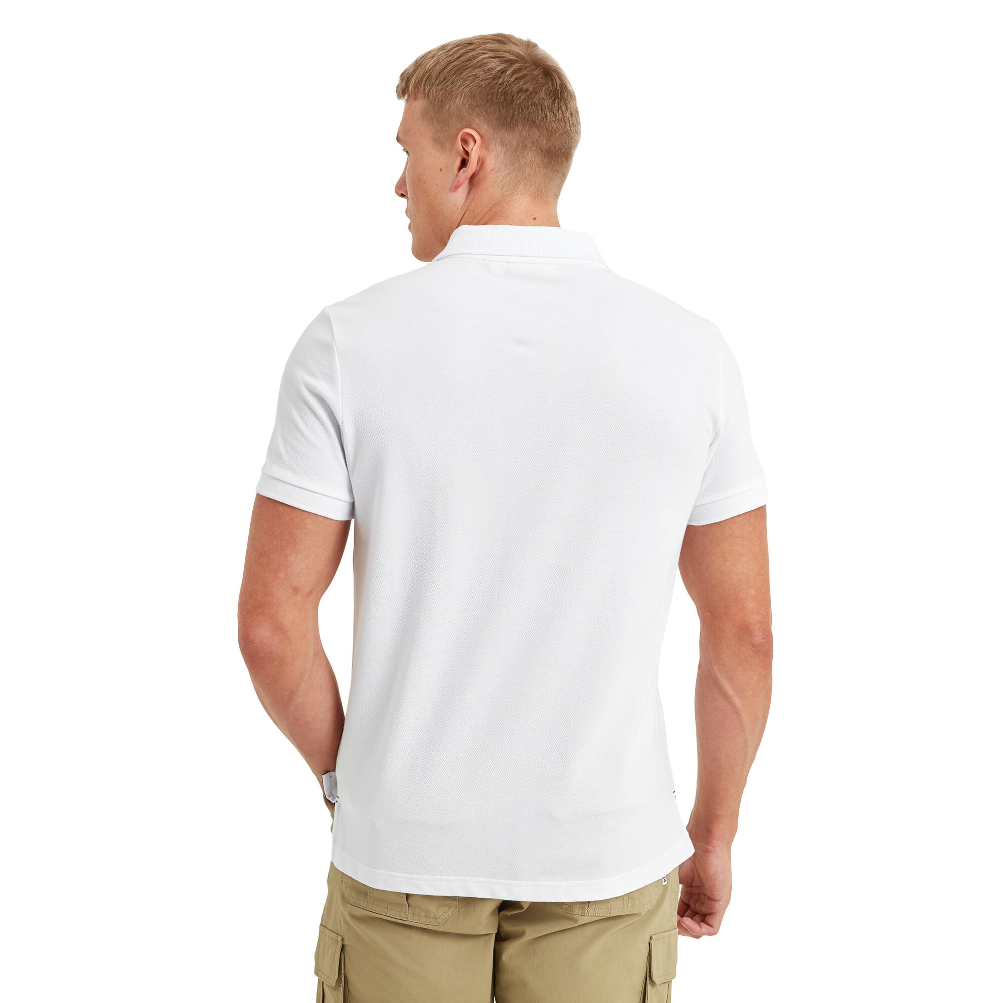 Mens Aketon Polo Shirt (Optic White) TOG24 | Decathlon