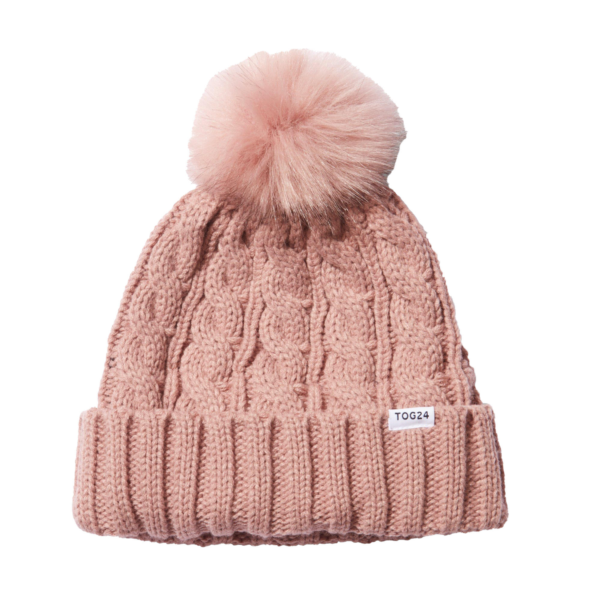 Unisex Adult Elias Knitted Beanie (Hibiscus Pink) TOG24 | Decathlon