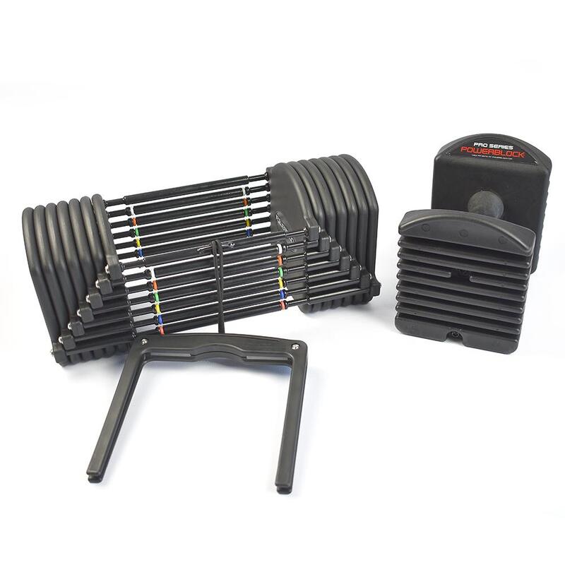 Verstelbare halterset PBPRO32 voor fitness en krachttraining | POWERBLOCK | Decathlon.nl