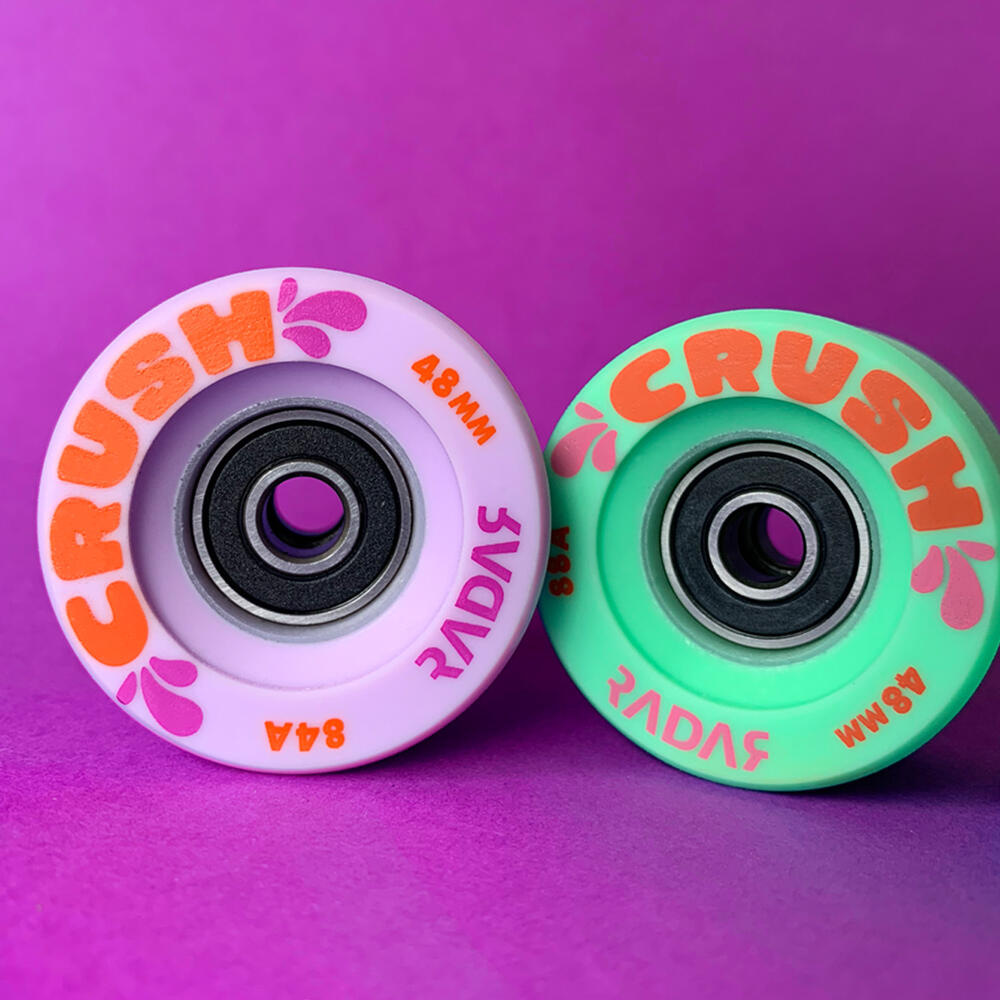 Radar CRUSH Outdoor Dance Roller Skate Wheels - Lavender - 84a RADAR ...