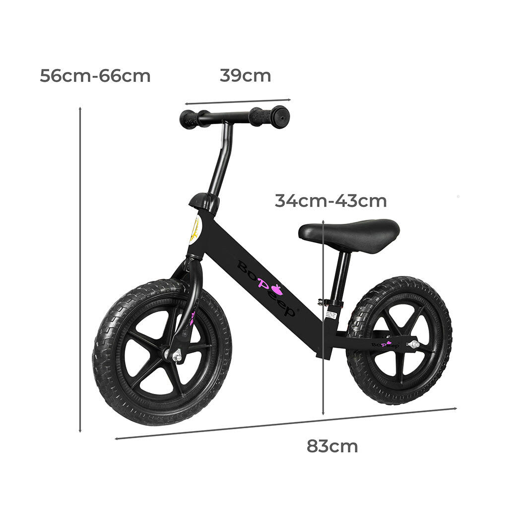 Bopeep Kids Balance Bike Ride On Toys Push Bicycle Children Outdoor Toddler Safe