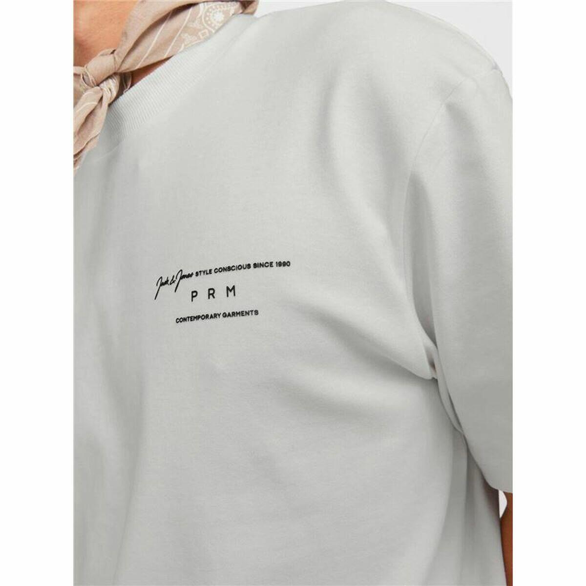 T-shirt à manches courtes homme Jack & Jones Lisa Rednd Blanc | Decathlon