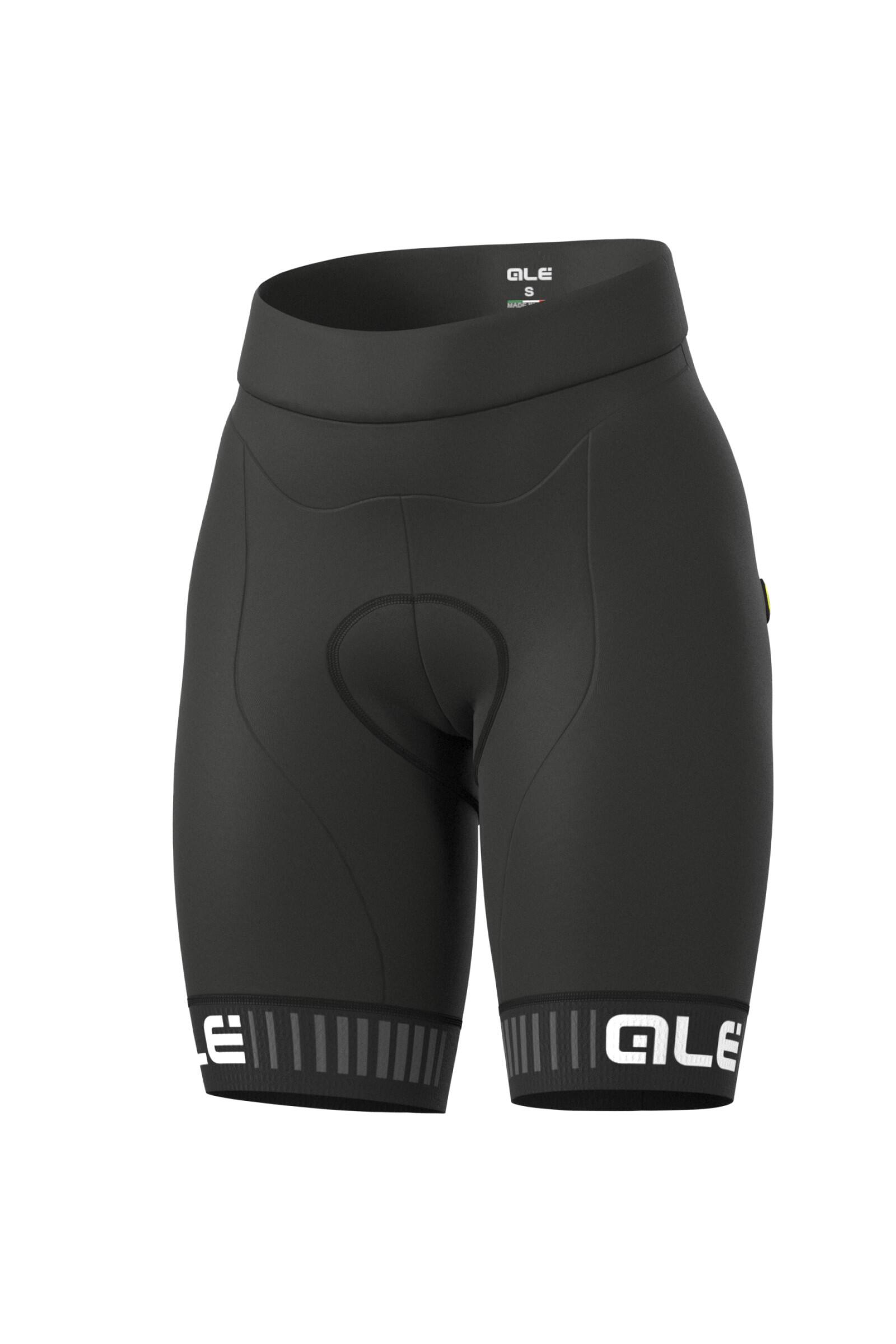 Ale Clothing Traguardo Pragma Women's Padded Bib Shorts (Black/White ...