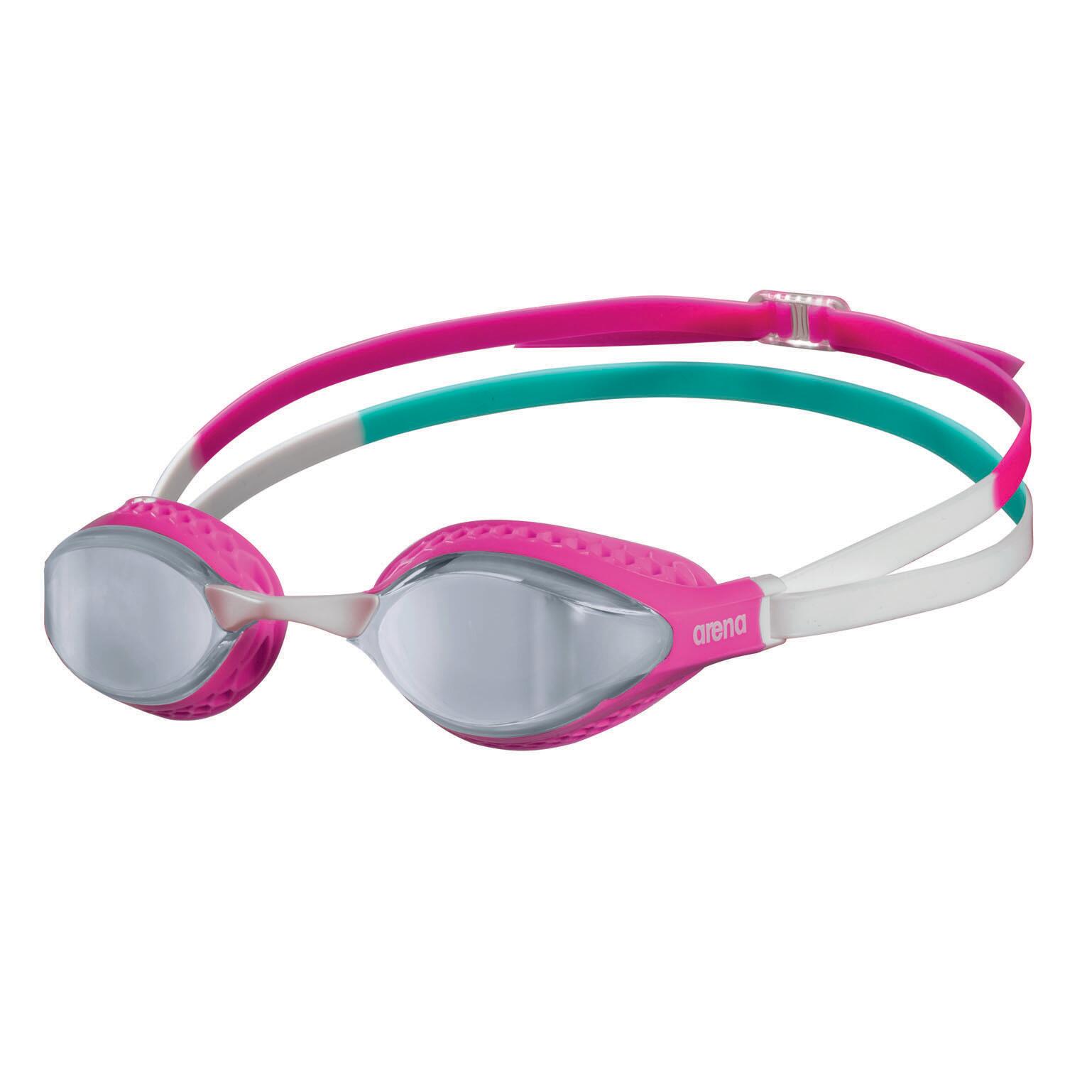Arena Airspeed Mirrored Goggles - Silver/ Pink ARENA | Decathlon