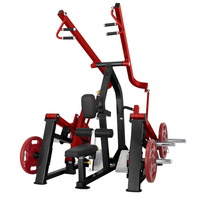 Steelflex Plate Load Series 2 Lat Pull Down/Back Row Machine PL2200 STEELFLEX | Decathlon