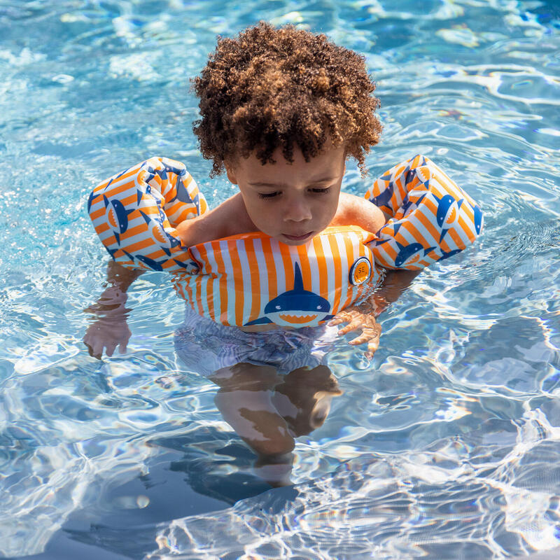Swim Essentials Puddle Jumper - Multicolor - Tropical Shark - 2/6 Years ...