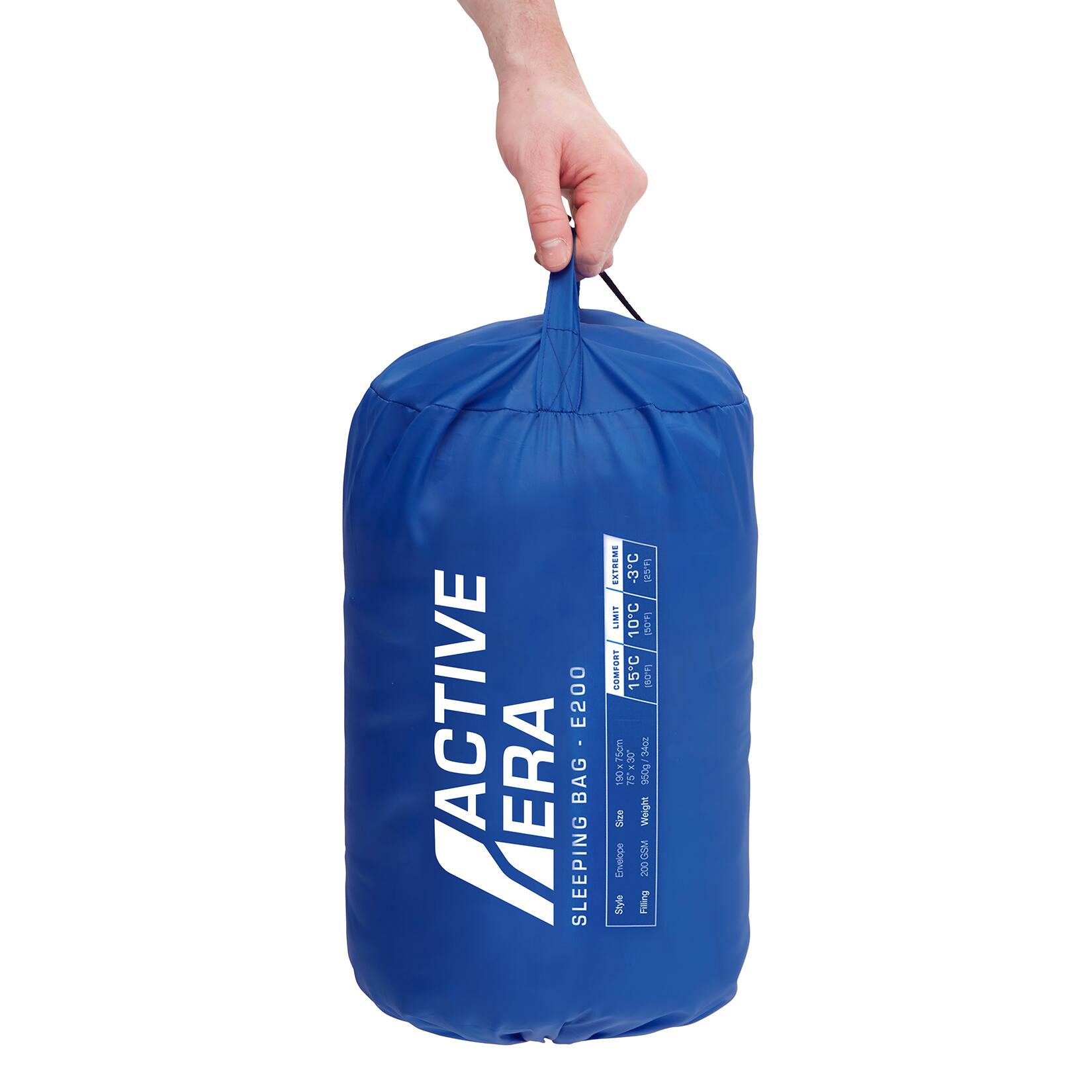 Premium 2 Seasons Warm Lightweight Envelope Sleeping Bag (200 GSM) -3 ...