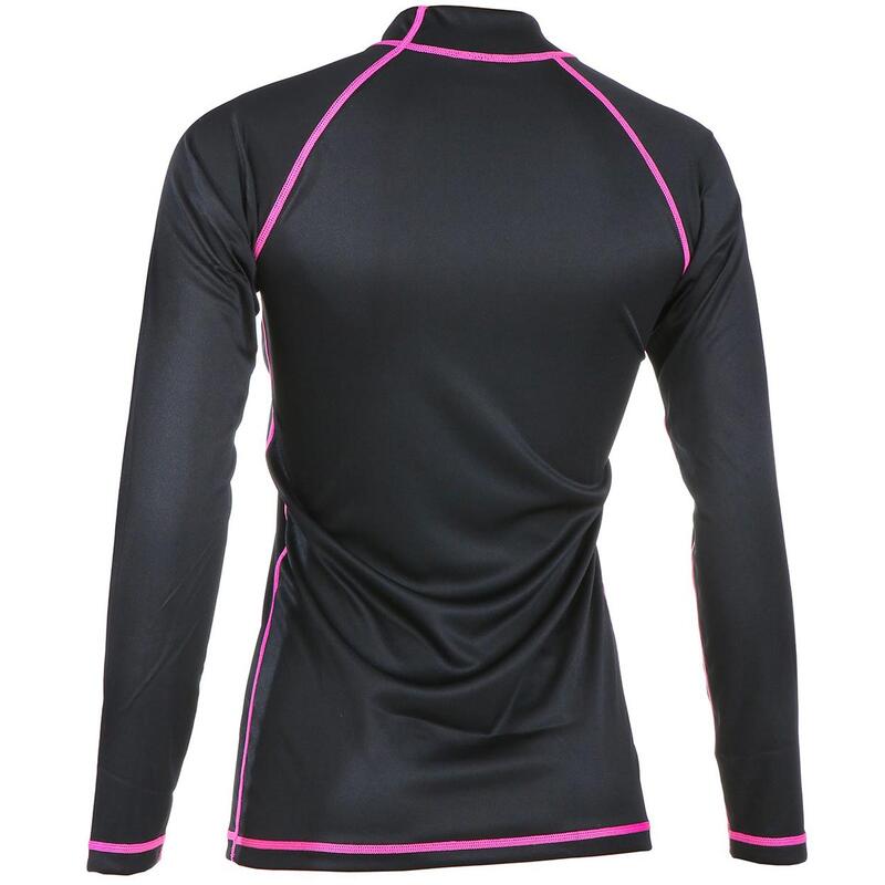SEAC - Tricou lung Seac - T-SUN Black, Femei, S | Decathlon