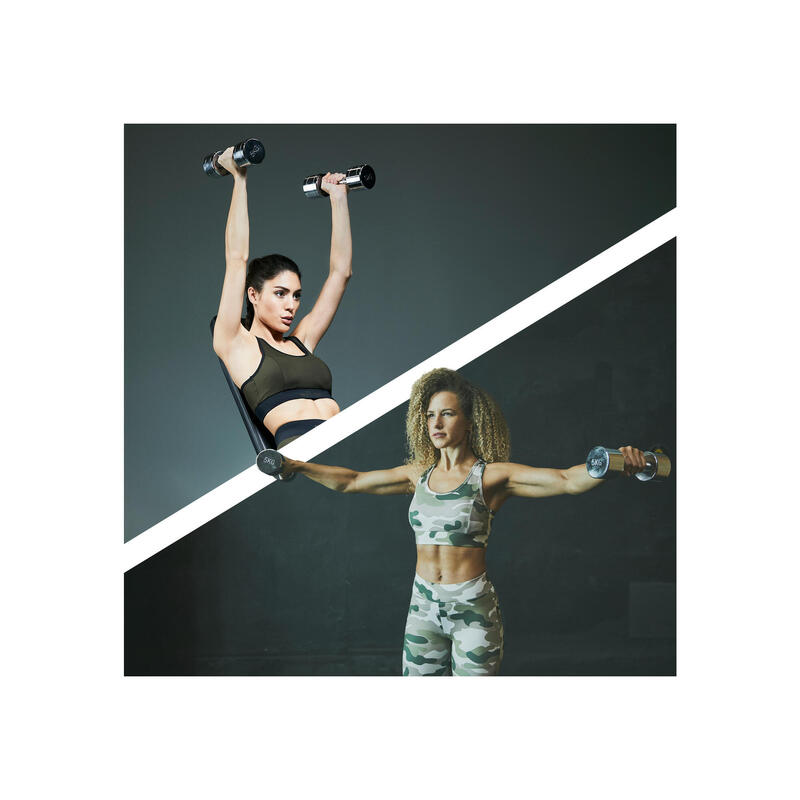 PAIRE D´HALTÈRES CHROMÉS | PREMIUM | MUSCULATION | AU CHOIX DE 4KG À ...