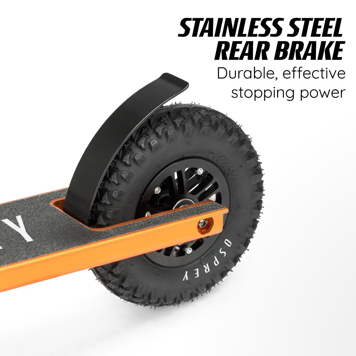 Osprey Dirt Scooter with Off Road All Terrain Pneumatic Trail Tires ...