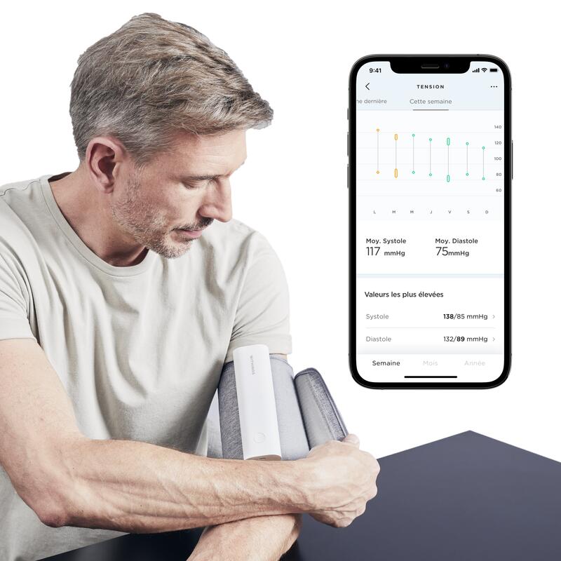 WITHINGS BPM Connect - Tensiomètre WIFI, tension artérielle, mesure au bras WITHINGS | Decathlon