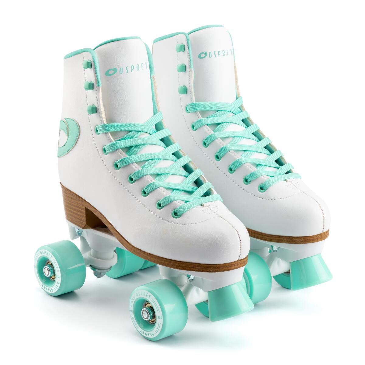 Osprey High Squad White Roller Skates for Kids with ABEC 7 bearings OSPREY ACTION SPORTS Decathlon