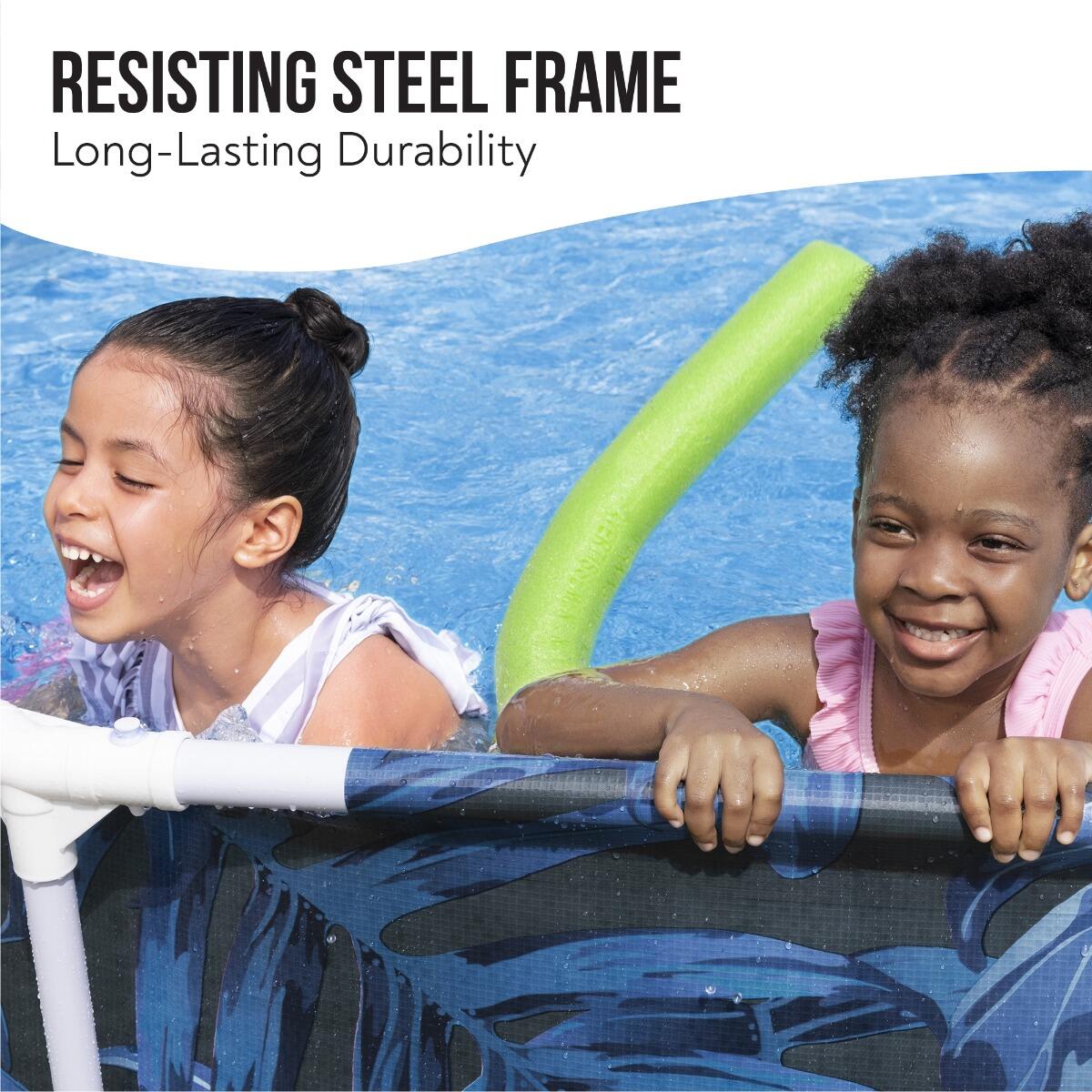 Bestway | 10ft Steel Pro Swimming Pool Set, Family Above Ground Round ...