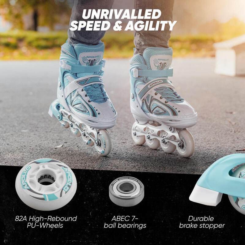 Super Blades X Pro, S, M, L, Roues LED illuminées Rollers pour Enfants ...