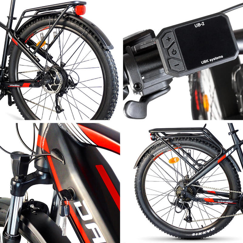 Urbanbiker Dakota | Elektrisches Mountainbike | 200KM Actieradius | 27,5" | URBANBIKER ...