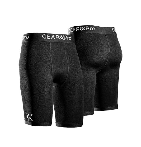 Short de récupération GEARXPro à compression graduée noir | Decathlon
