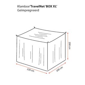 TRAVELNET Travelnet reisklamboe BOX XL - geïmpregneerd - L220x B200x ...