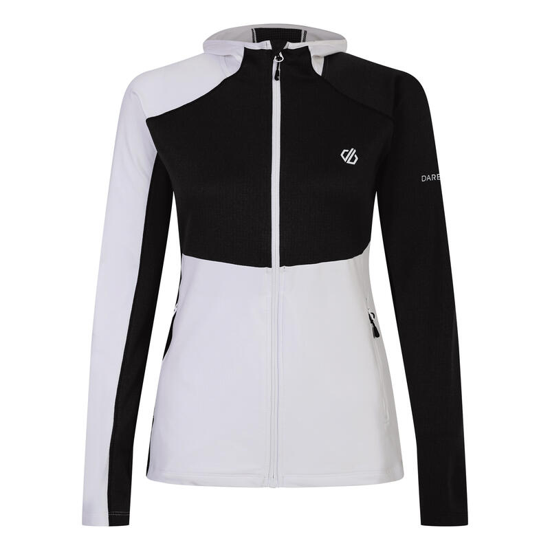 Haut De Sport Motif/style À Capuche CONVEY Femme (Bleu Sarcelle Chiné ...