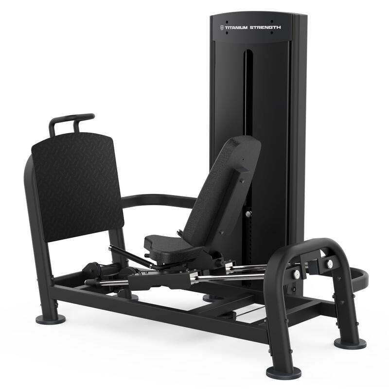 Selectorizada Prensa de Piernas Horizontal Titanium Strength | Decathlon