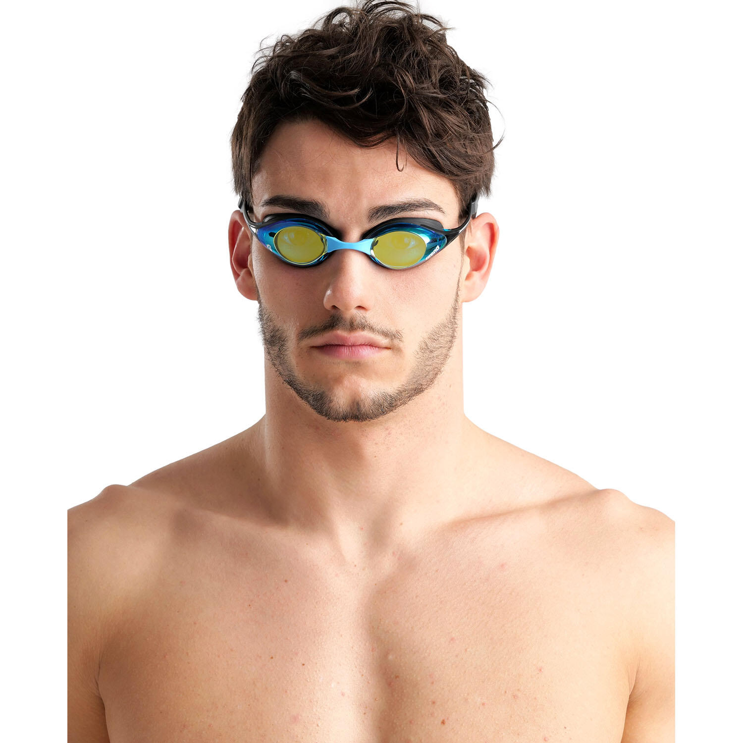 Arena Cobra Swipe Mirror Goggles - Aqua/Black ARENA | Decathlon