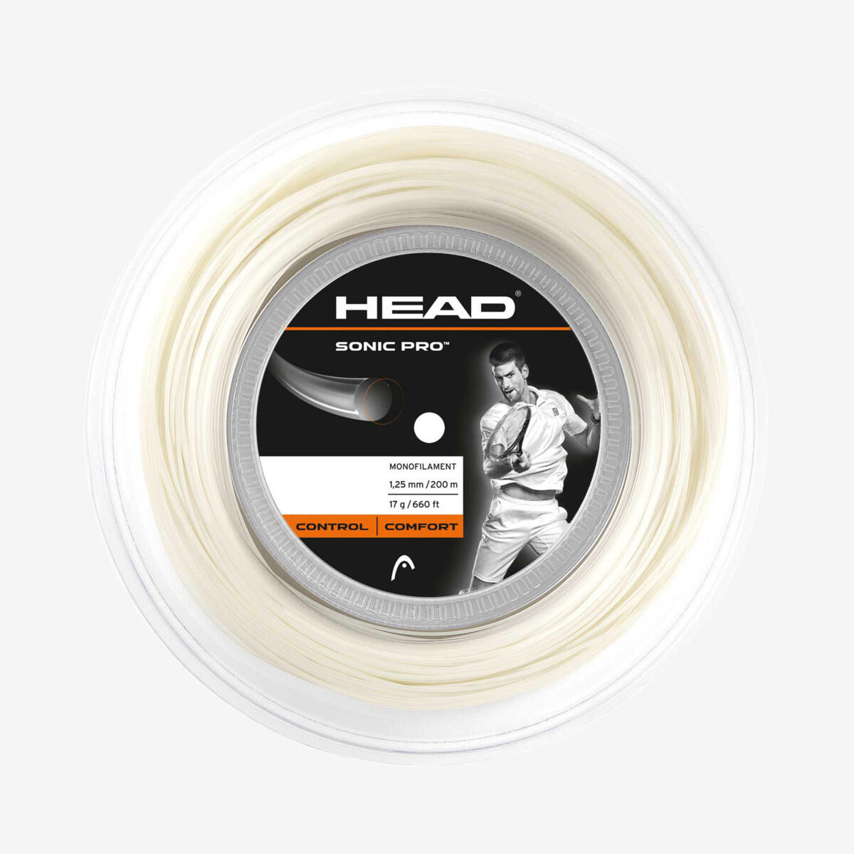 HEAD Sonic Pro ™ 200m Tennis Strings Reel Gauge 1.30 mm / 16 g - Decathlon