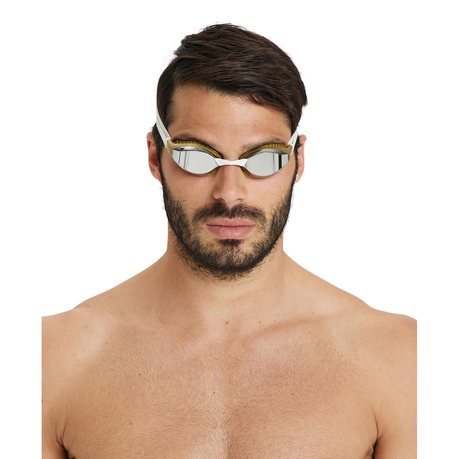 Arena Airspeed Mirrored Goggles - Silver/ Gold ARENA | Decathlon