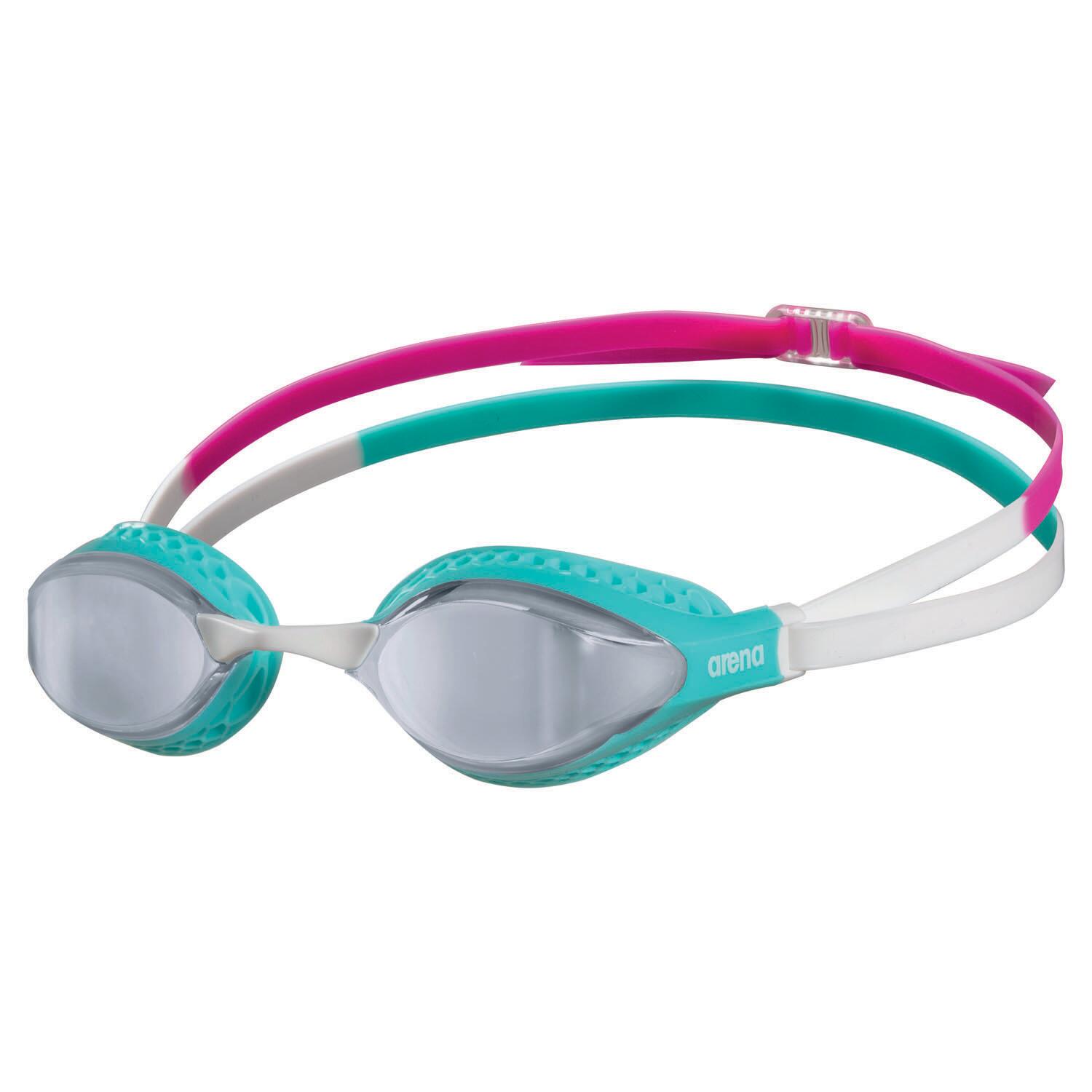 Arena Airspeed Mirrored Goggles - Silver/ Turquoise ARENA | Decathlon